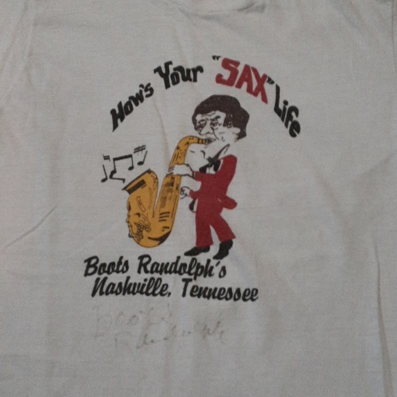 Shirts | Rare Boots Randolph Signed T | Poshmark